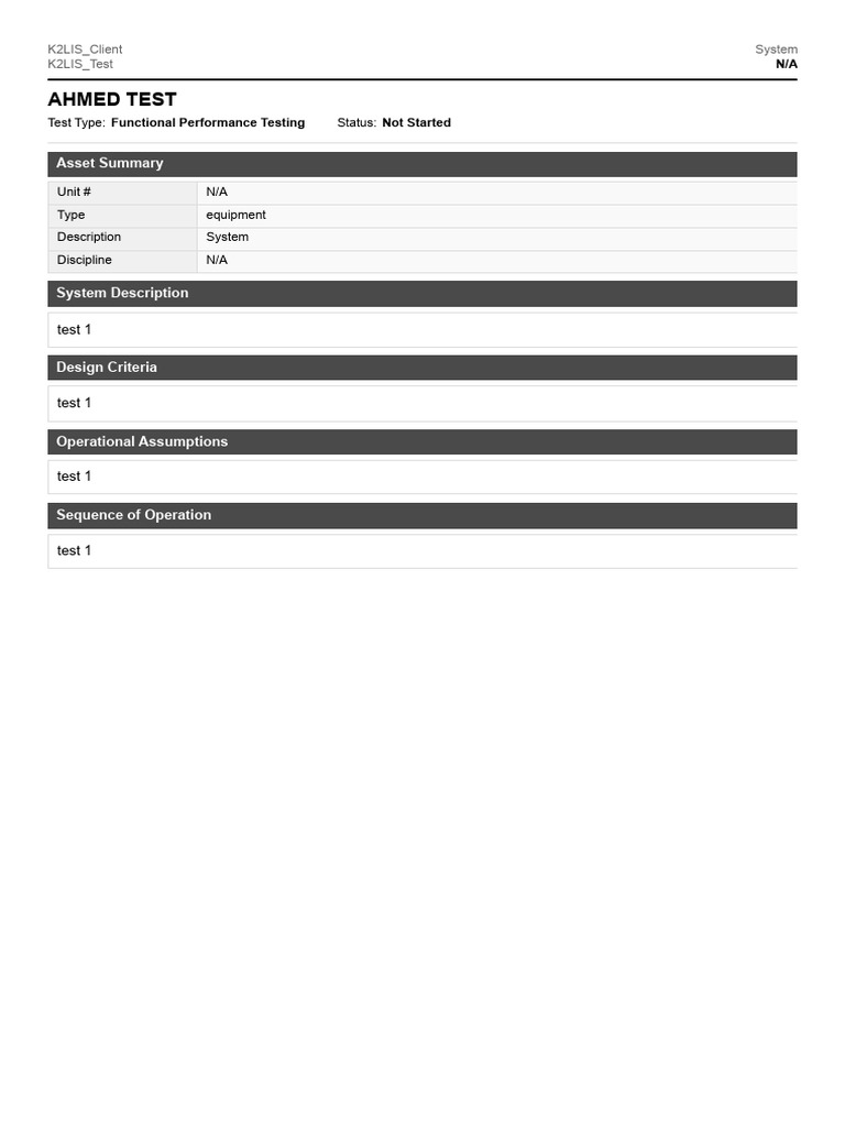 Functional Performance Testing Overview | PDF