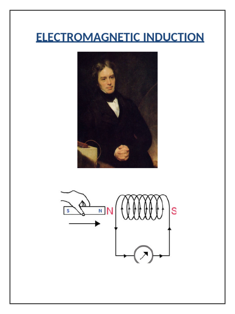 emi physics (3)-1 | PDF | Electromagnetic Induction | Magnetic Field