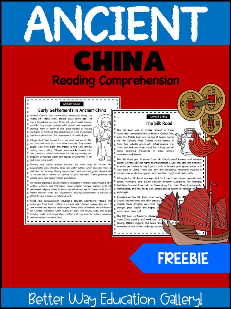 Ancient China Reading Comprehension Guide | PDF | Emperor Of China ...