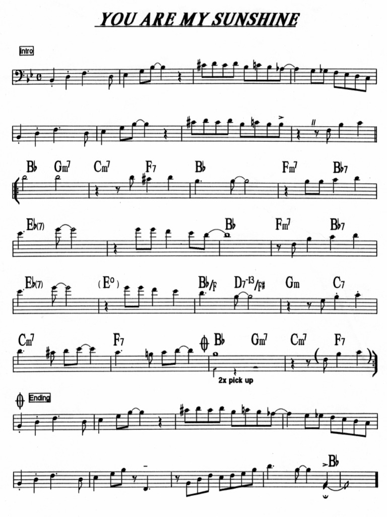 You Are My Sunshine | PDF