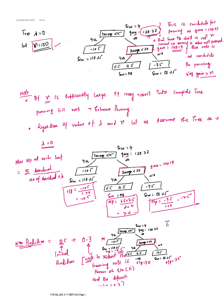 Vcp Ml Lec 9 24 Sept 2025 | PDF | Statistical Classification ...