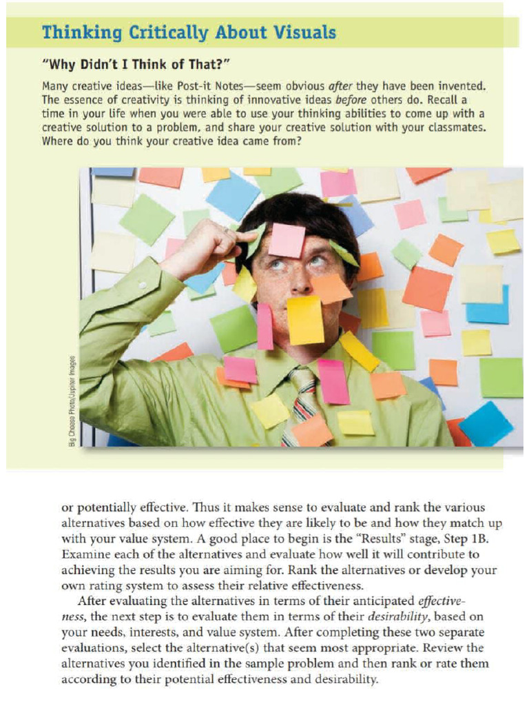 Thinking Critically | PDF