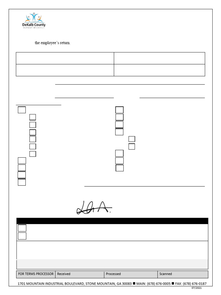 Dekalb County Leave Request Form | PDF | Labor | Employee Relations