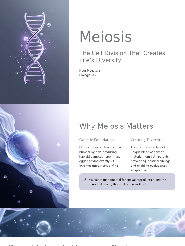 Meiosis Ppt | PDF | Meiosis | Chromosome