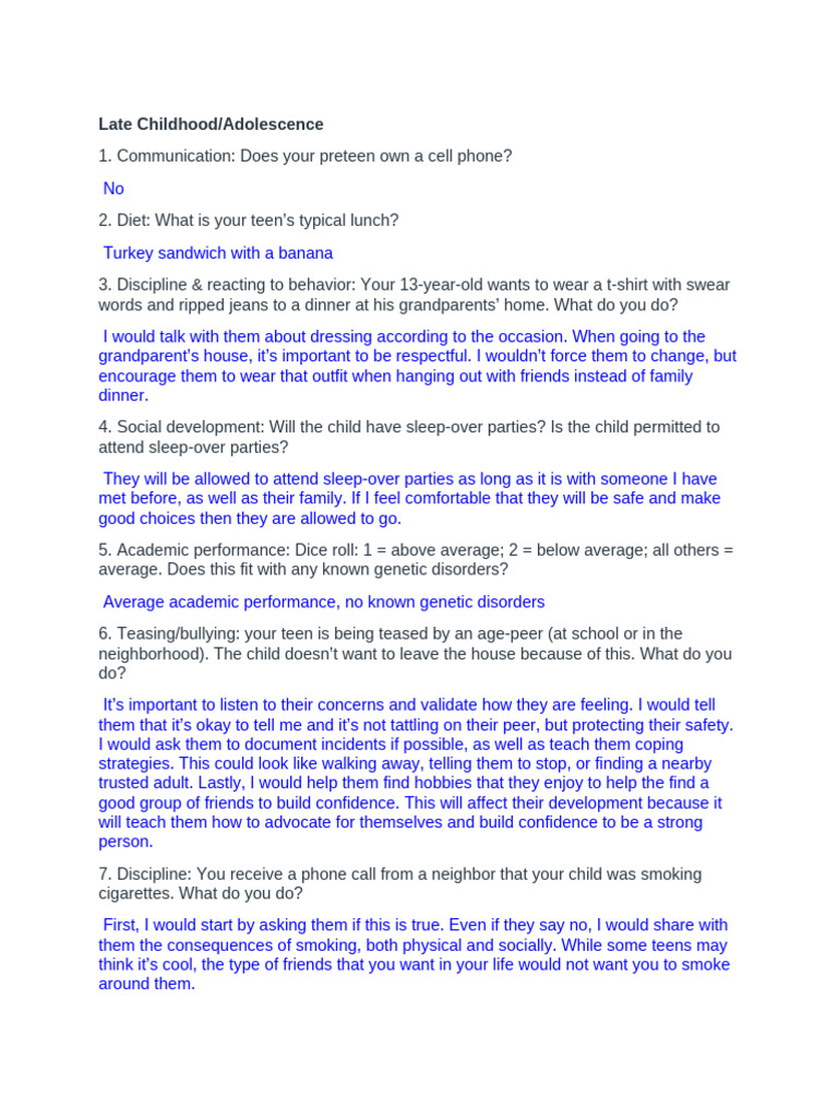 Paper Prep 2 | PDF | Parenting | Adolescence