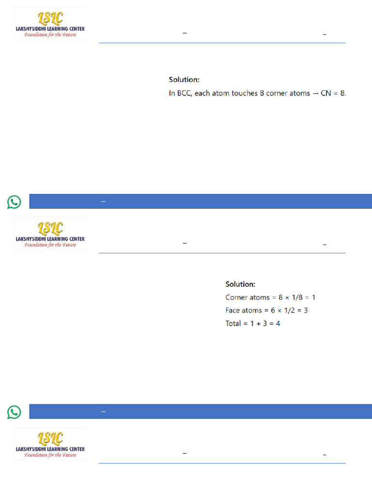 Solid State | PDF | Crystal Structure | Atoms