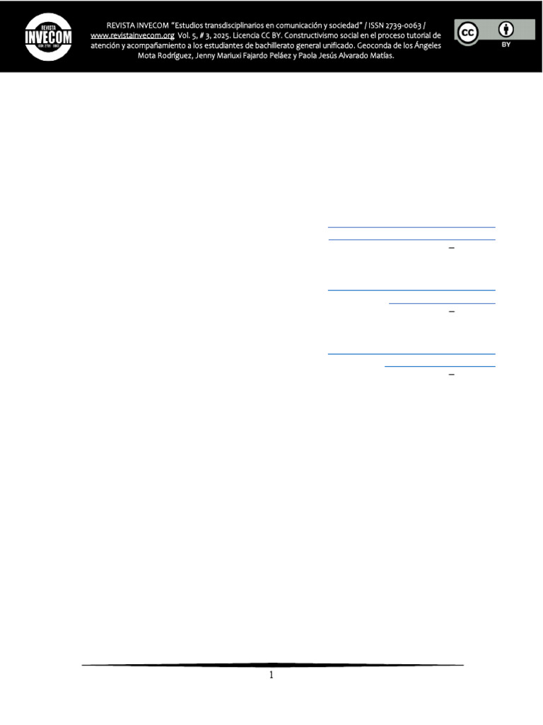 Art_27_Constructivismo Social en El Proceso Tutorial de Atención | PDF ...