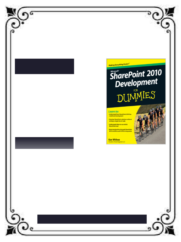 SharePoint 2010 development for dummies 1st Edition Ken Withee ebook ...