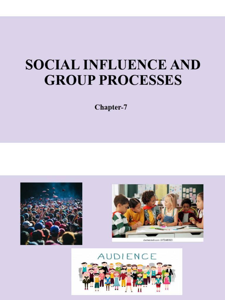 G12 Groups & Social Influence | PDF | Motivation | Motivational