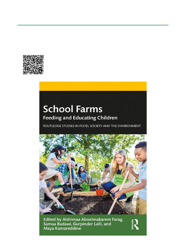 School Farms Feeding and Educating Children 1st Edition ISBN ...