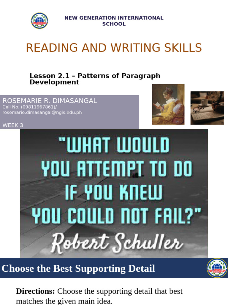 RWS11-Lesson-2.1 | PDF | Smoking