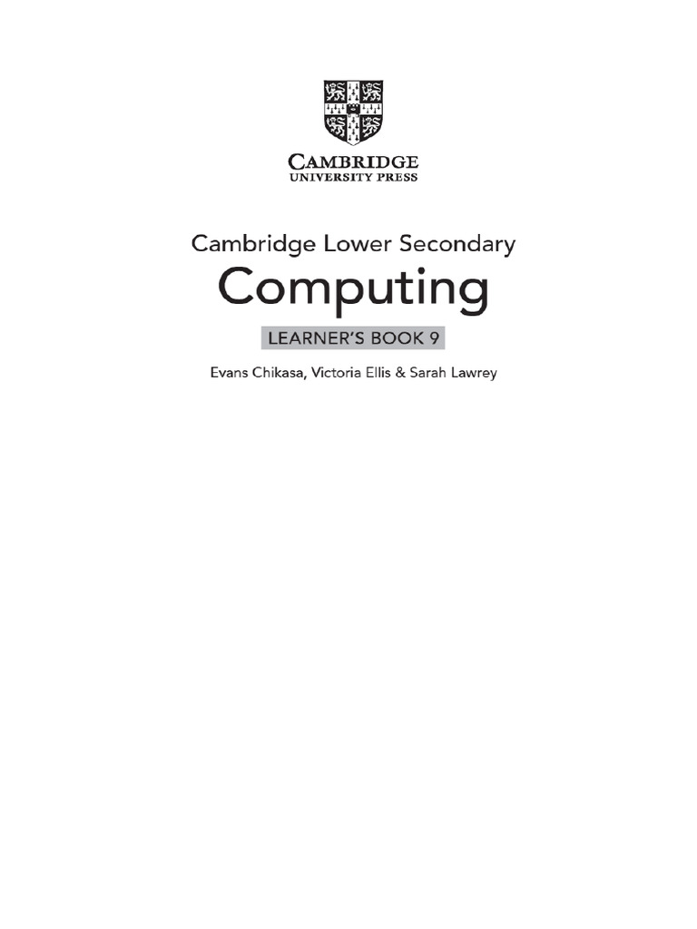Computing 0860 Year 9 Course Book-1 | PDF