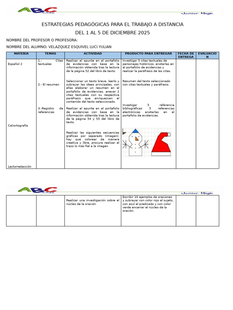 Español 2 Rafael | PDF