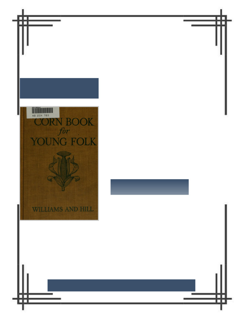 Corn Book for Young Folk Charles Burgess Williams ebook quick pdf ...
