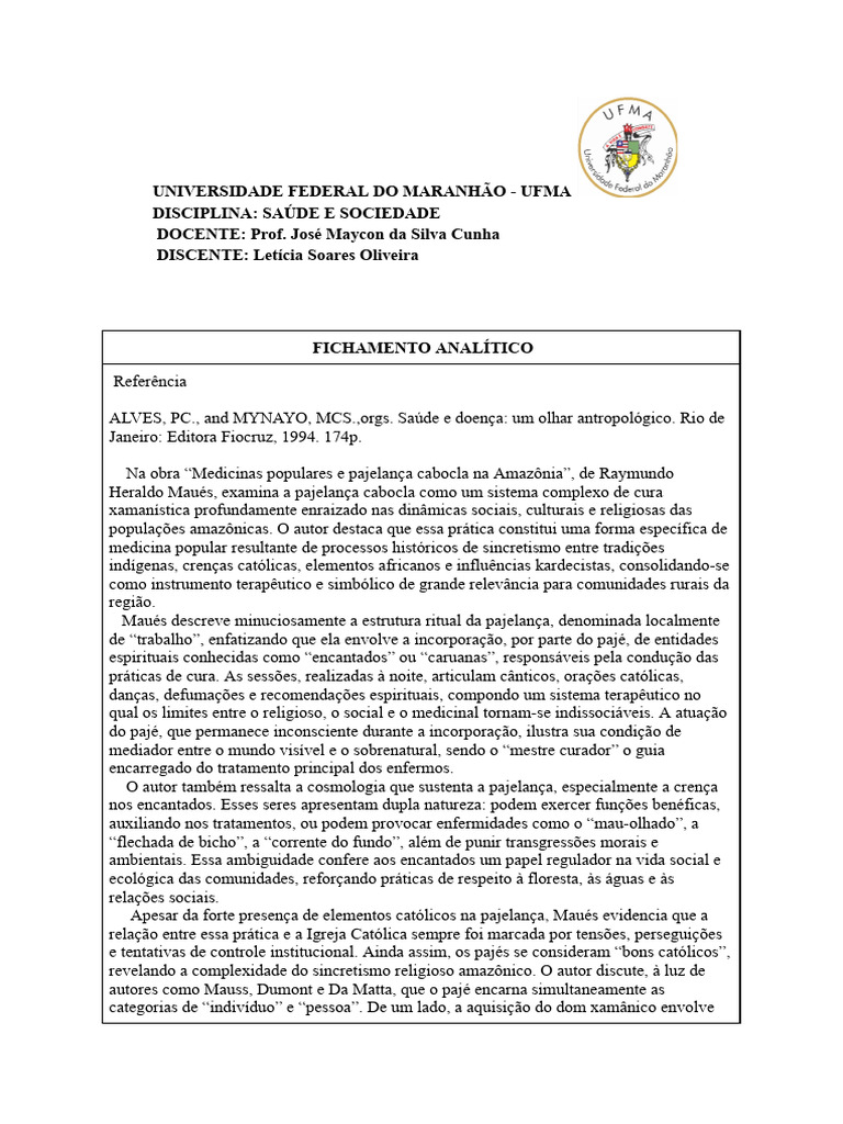 Pajelança Cabocla: Medicina e Cultura na Amazônia | PDF | Remédio