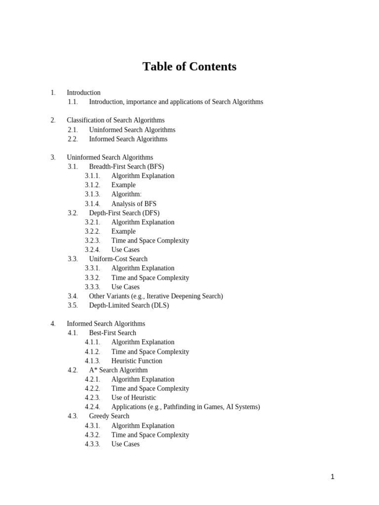 Search Algorithms: Types & Analysis | PDF | Combinatorics | Algorithms ...