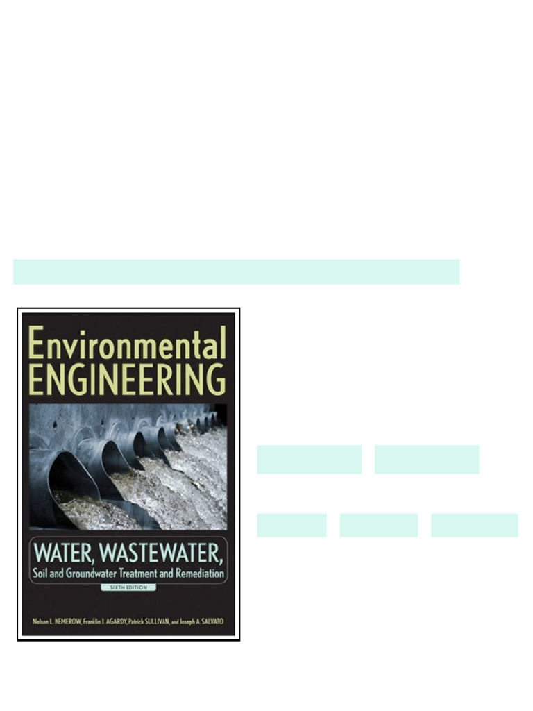 (Ebook) Environmental engineering. Water, wastewater, soil, and ...
