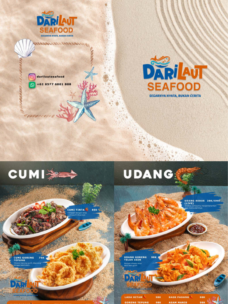 Dari Laut Menu-1 | PDF