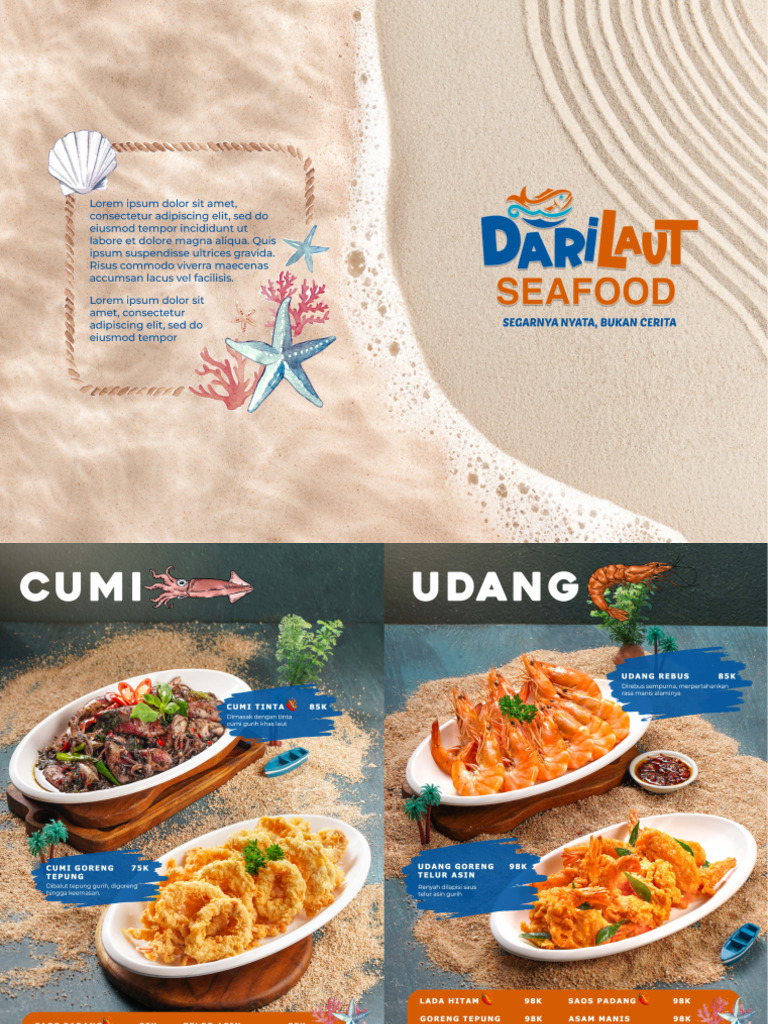 Dari Laut Menu | PDF
