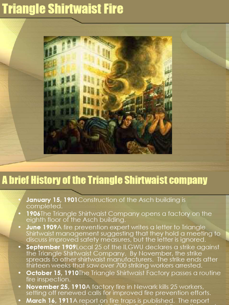 Triangle Shirtwaist Fire (1) | PDF | Fires | Man Made Disasters