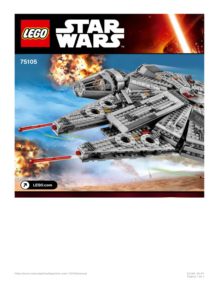 Manual Lego Star Wars 75105 (168 Páginas) | PDF