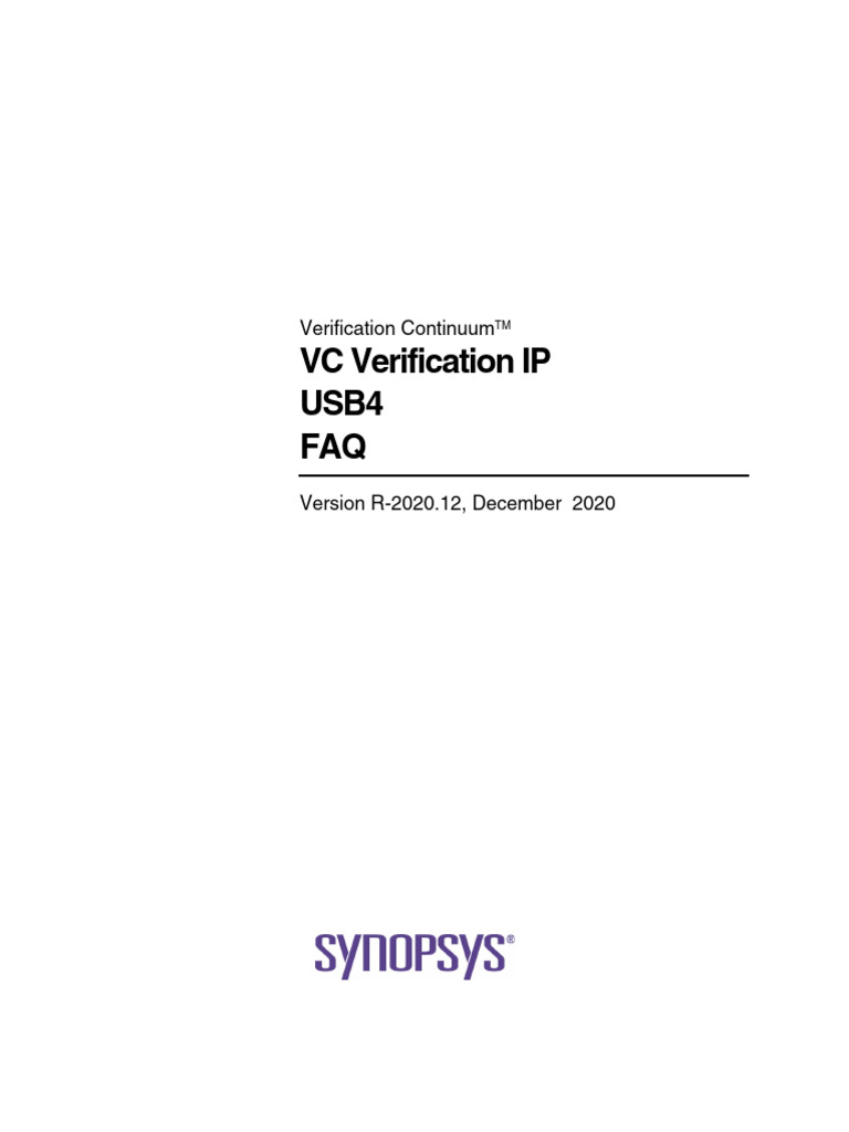 Usb4 Ss Faq | PDF | License | Computer Engineering