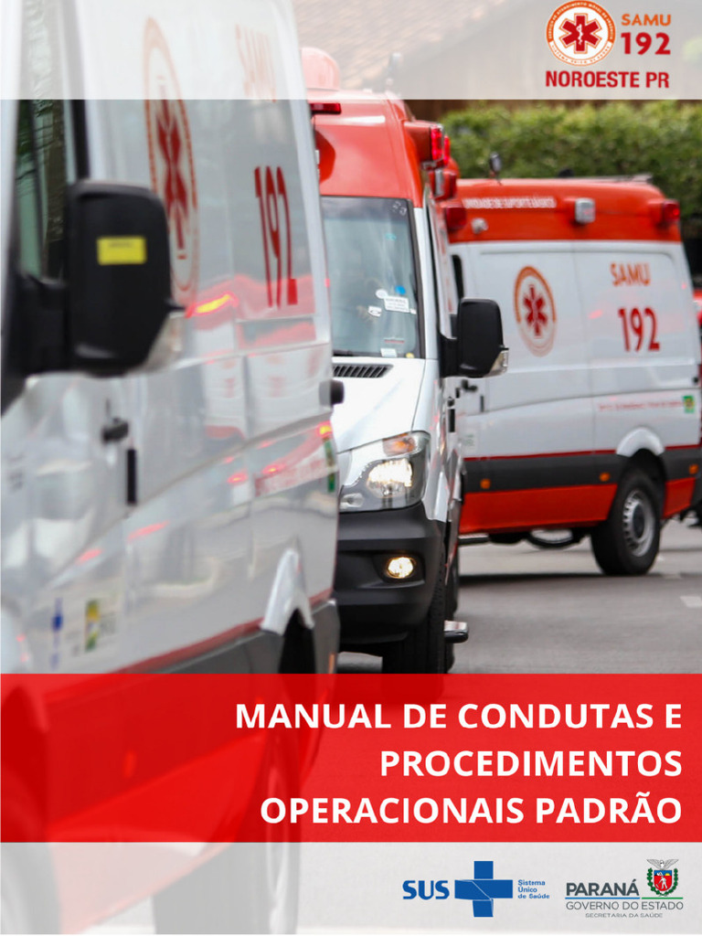 Manual de Condutas e Procedimento Operacional Padrao - 1600 - PDF ...