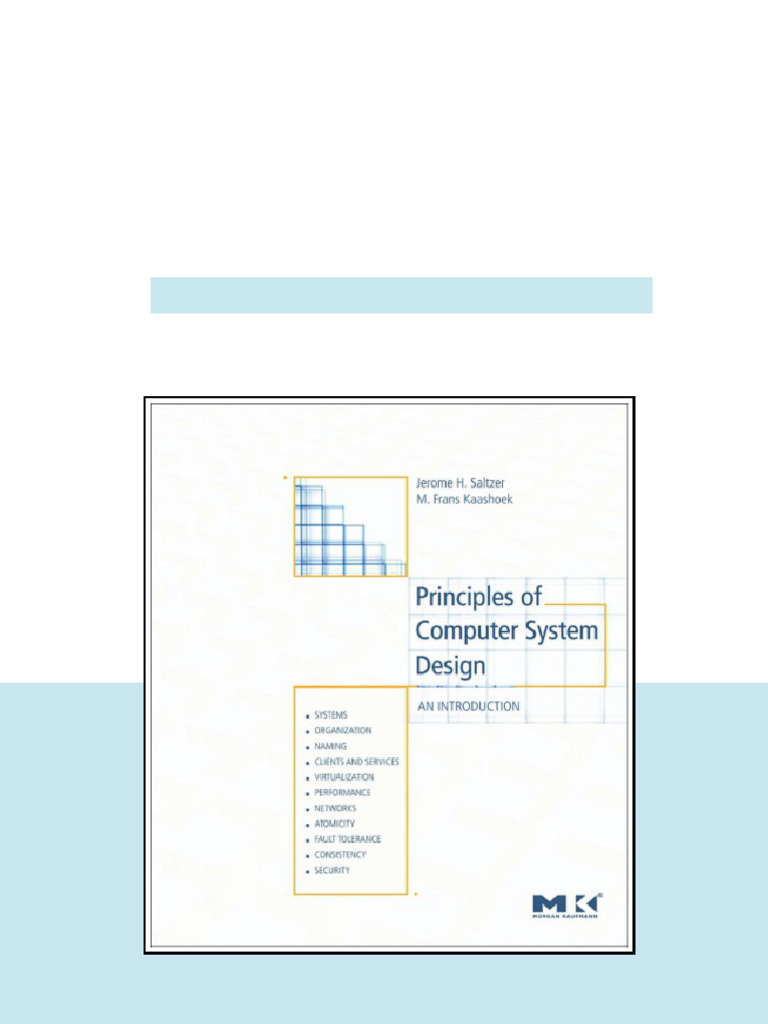 Principles Of Computer System Design An Introduction Kaashoek pdf version | PDF