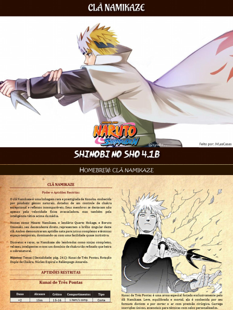 HomeBrew Clã Namikaze | PDF