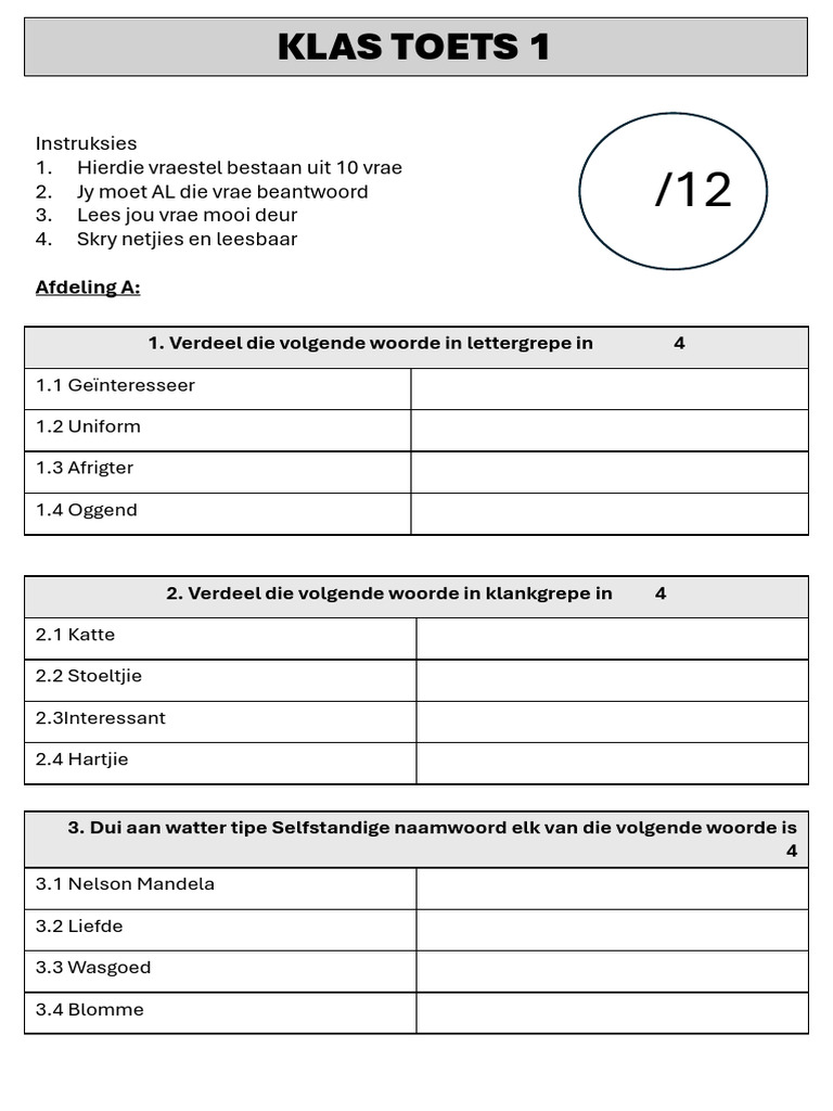 Klas Toetse PDF | PDF