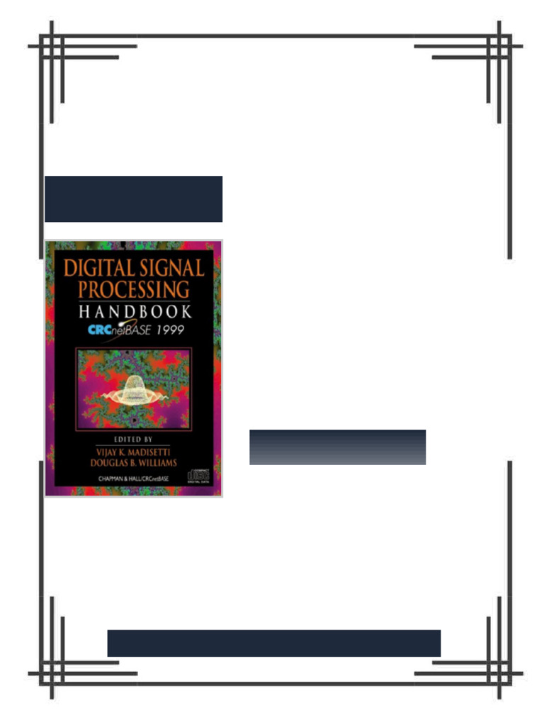 Digital Signal Processing Handbook 1st editon by Vijay Madisetti ISBN 0849385725 978-0849385728 ...