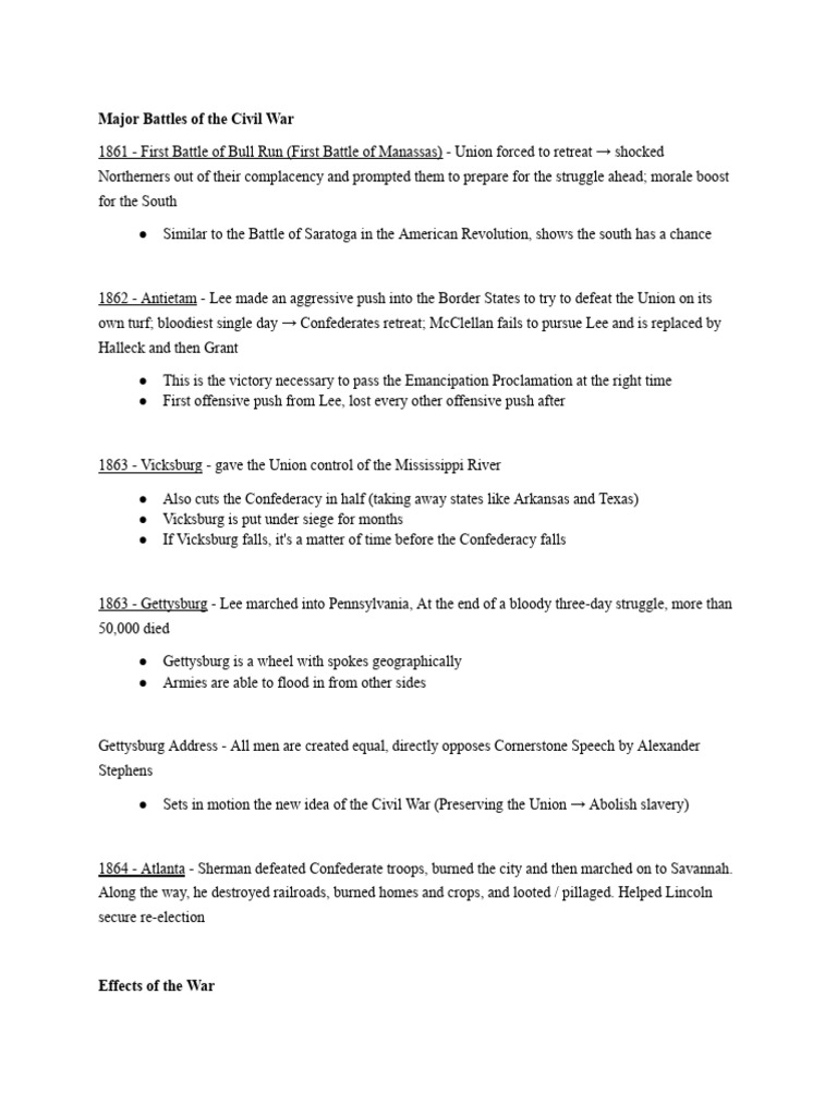 Notes (1) | PDF | American Civil War | Confederate States Of America