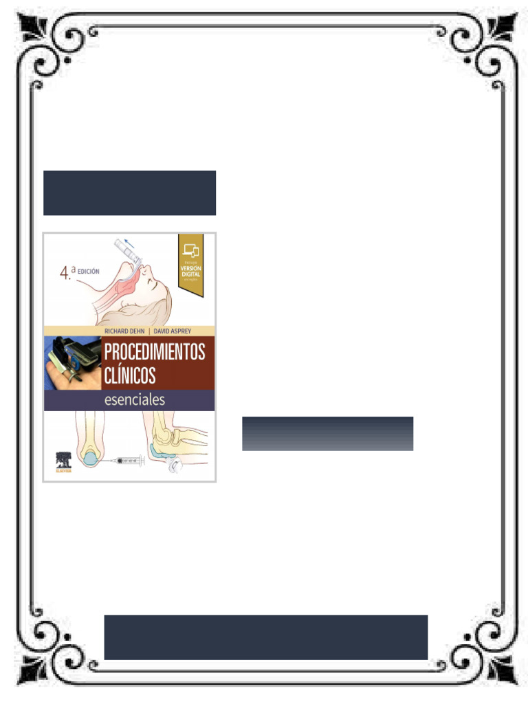 Procedimientos clínicos esenciales (4.ª Ed.) 4th Edition Dehn Mpa Pa-C ...