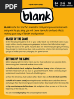 Frustration Card Game Rules Explained | PDF | Sports & Recreation