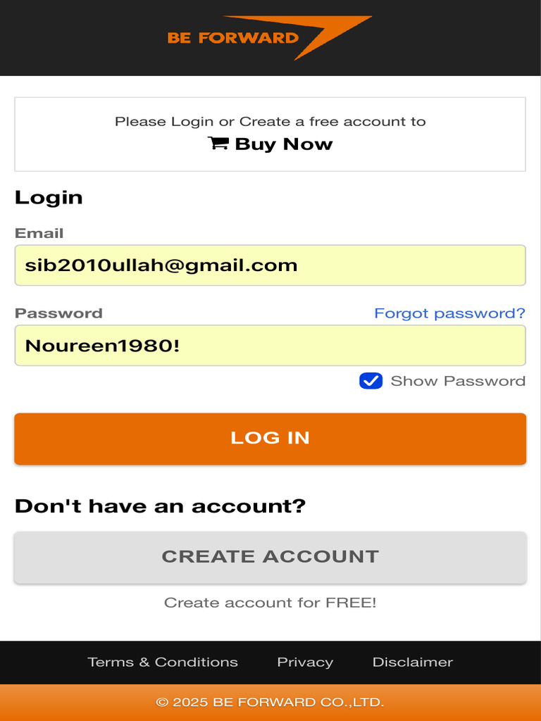 Login Mypage Be Forward | PDF