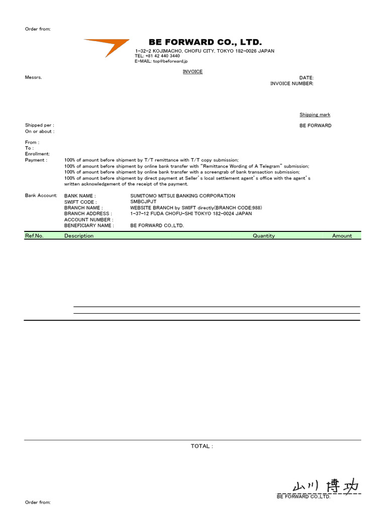 3527954INVOICE 4 | PDF | Invoice | Motor Vehicle