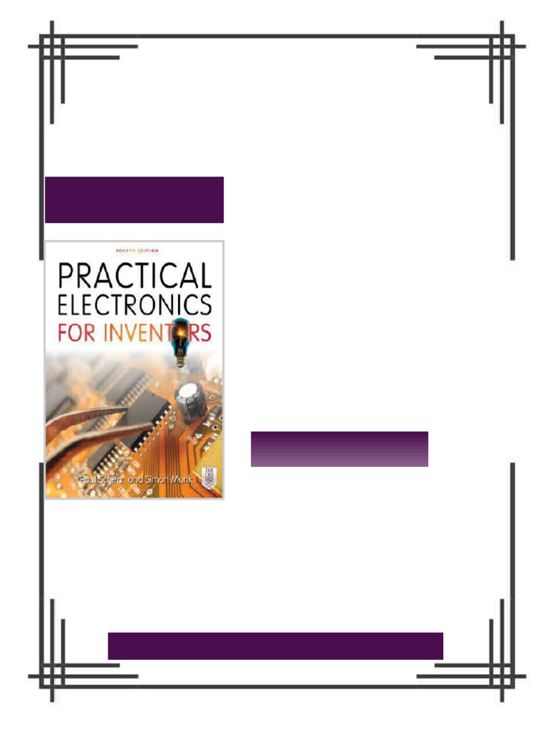 Practical Electronics for Inventors Fourth Edition Paul Scherz Simon ...