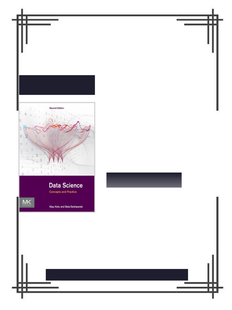 Data Science: Concepts and Practice Vijay Kotu & Bala Deshpande ebook ...