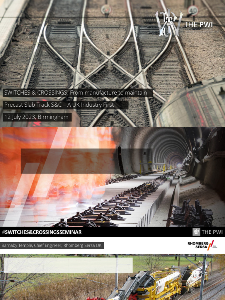 Precast Slab Track Innovations in UK Rail | PDF