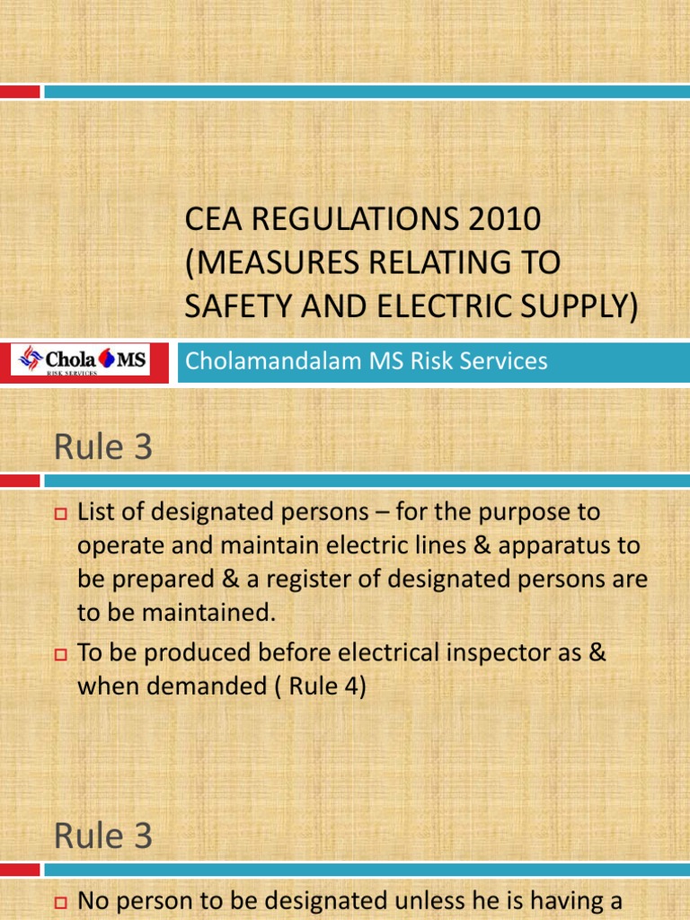 cEA REGULATIONS 2010 (Measures Relating To Safety | PDF | Safety ...