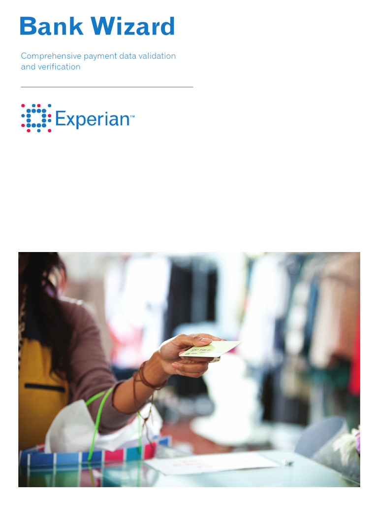 Bank Wizard: Payment Data Validation Solutions | PDF | Information ...