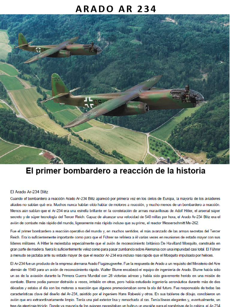 Arado Ar 234 | PDF