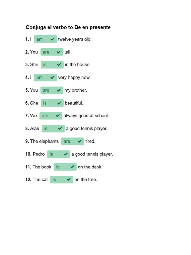 Grammar and Listening Verb to Be | PDF