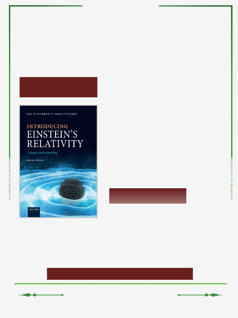 Introducing Einstein's Relativity: A Deeper Understanding 2nd Edition ...