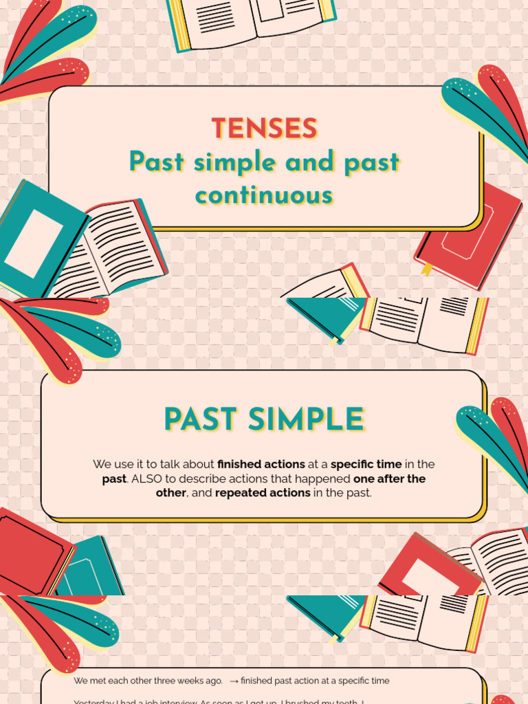 TENSES Past simple and past continuous | PDF | Morphology | Grammar