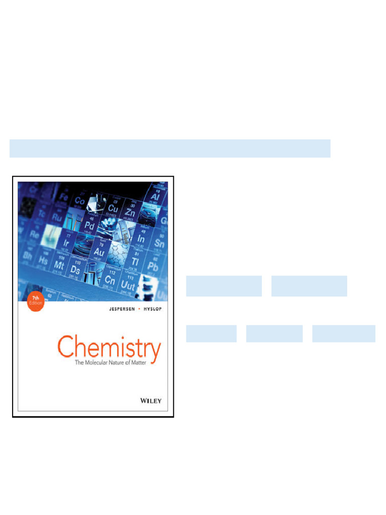 Test Bank for Chemistry: The Molecular Nature of Matter, 7th Edition ...