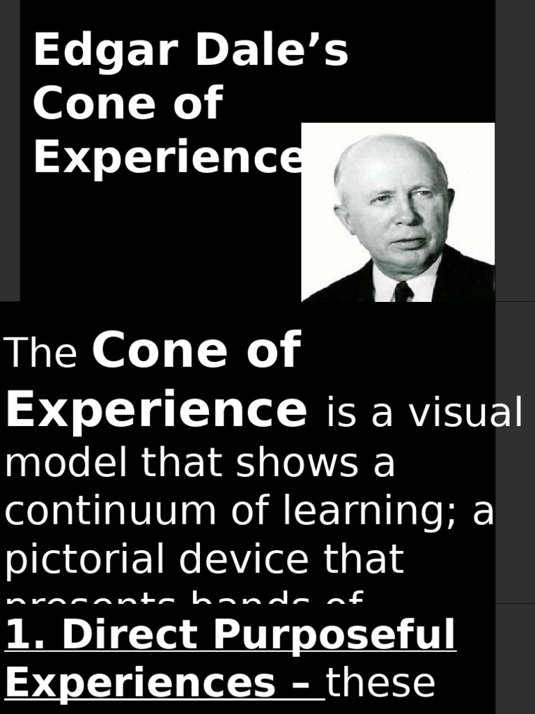 Understanding Edgar Dale's Cone of Experience | PDF