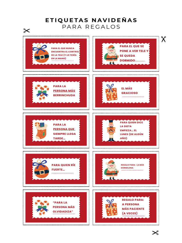 Documento A4 Etiquetas Navideñas Ilustrado Rojo y verde_20251231_075916 ...