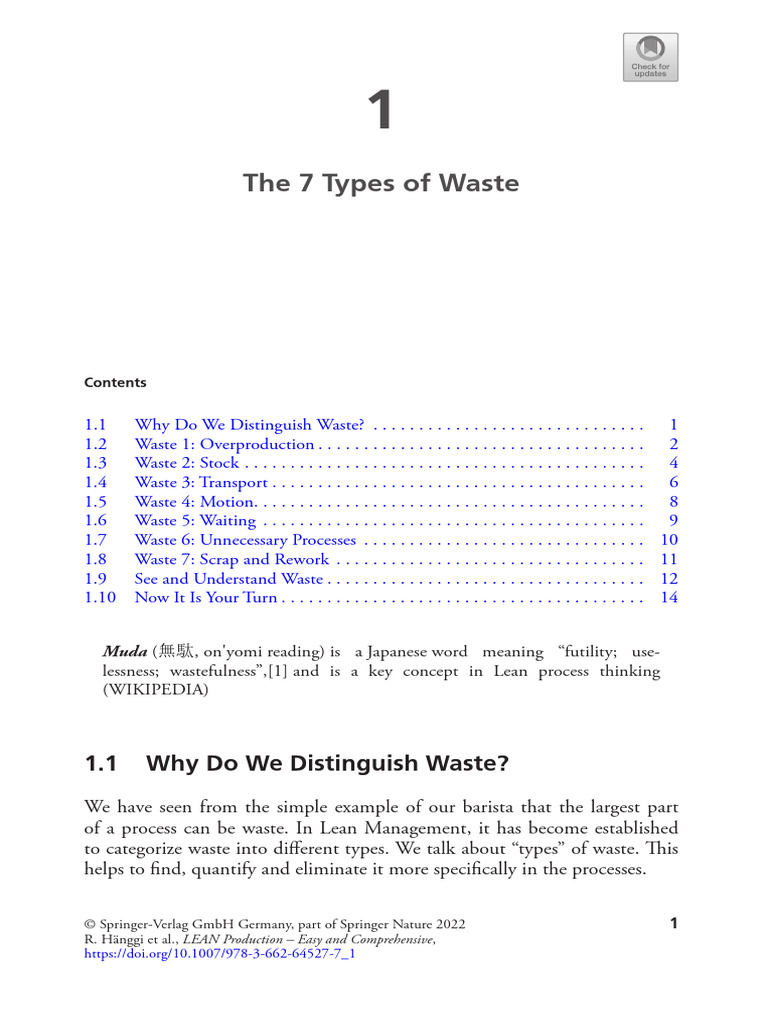 7 Types of Lean Waste | PDF | Warehouse | Inventory