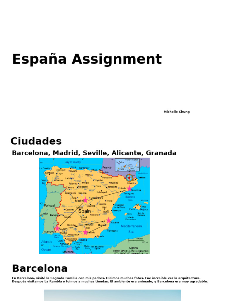 España Assignment - Michelle Chung 4 | PDF